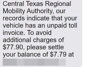 CTRMA Toll Scam: Beware Of This Smishing Scam! - Ibisik