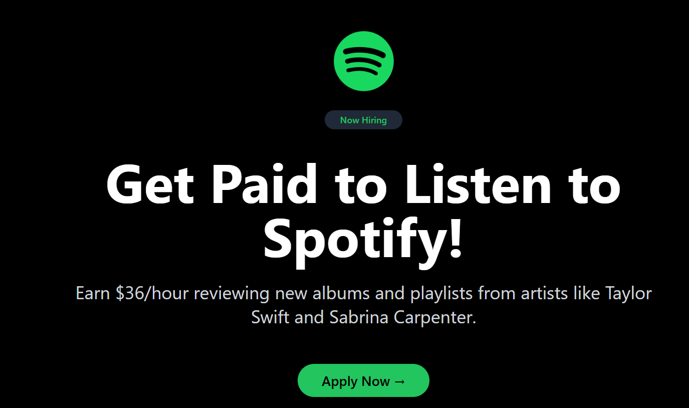 ReviewNowUS.com Scam: Fake Spotify Song Reviewer Job! Beware! - Ibisik